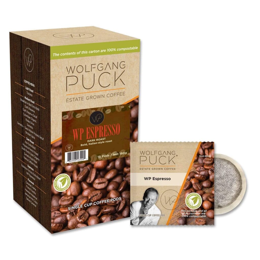 Wolfgang Puck Coffee – Pods – WP Espresso – Coffee Origins